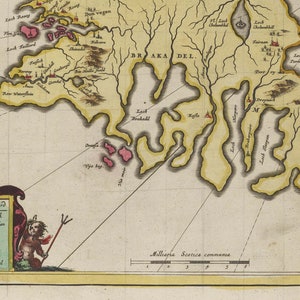Skye Map | Old Antique Map of Isle of Skye | 1665 | Old Map Wall Print ...