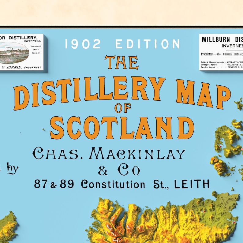 Distillery Map of Scotland - Scotch Whisky Map - the Scottish Malts ...