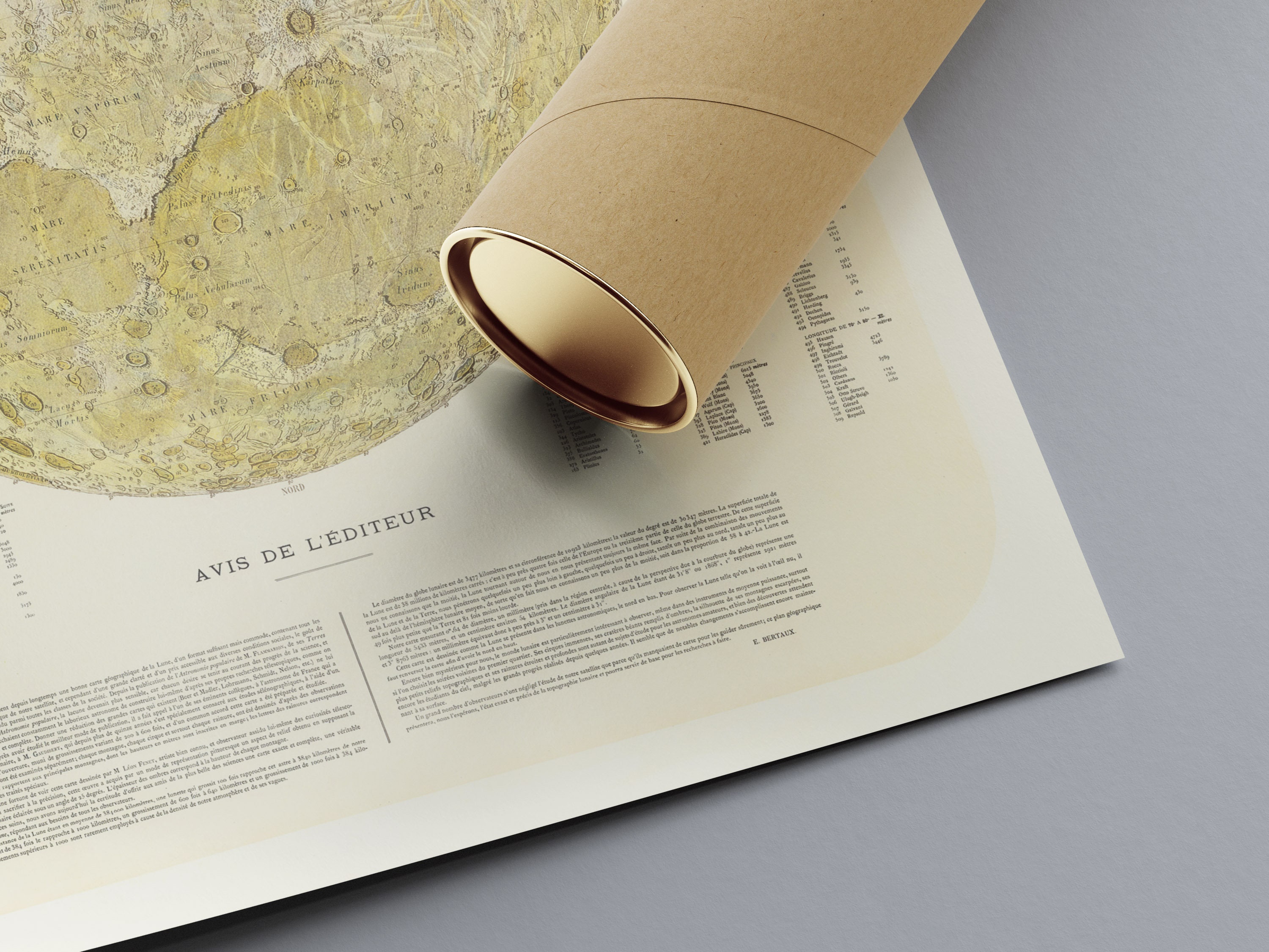 Moon Map Poster Illustrated Print Showing Craters Lunar Map - Etsy UK