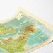 British Isles Map - Bathyorographical - Ocean Depths and Mountain ...