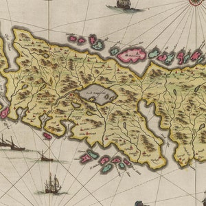 Harris and Lewis Map | Old Antique Map of Isle of Harris and Lewis ...