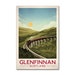 Glenfinnan Viaduct Poster, Railway Bridge Poster Vintage Jacobite Steam ...