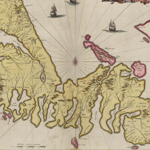 Skye Map | Old Antique Map of Isle of Skye | 1665 | Old Map Wall Print ...
