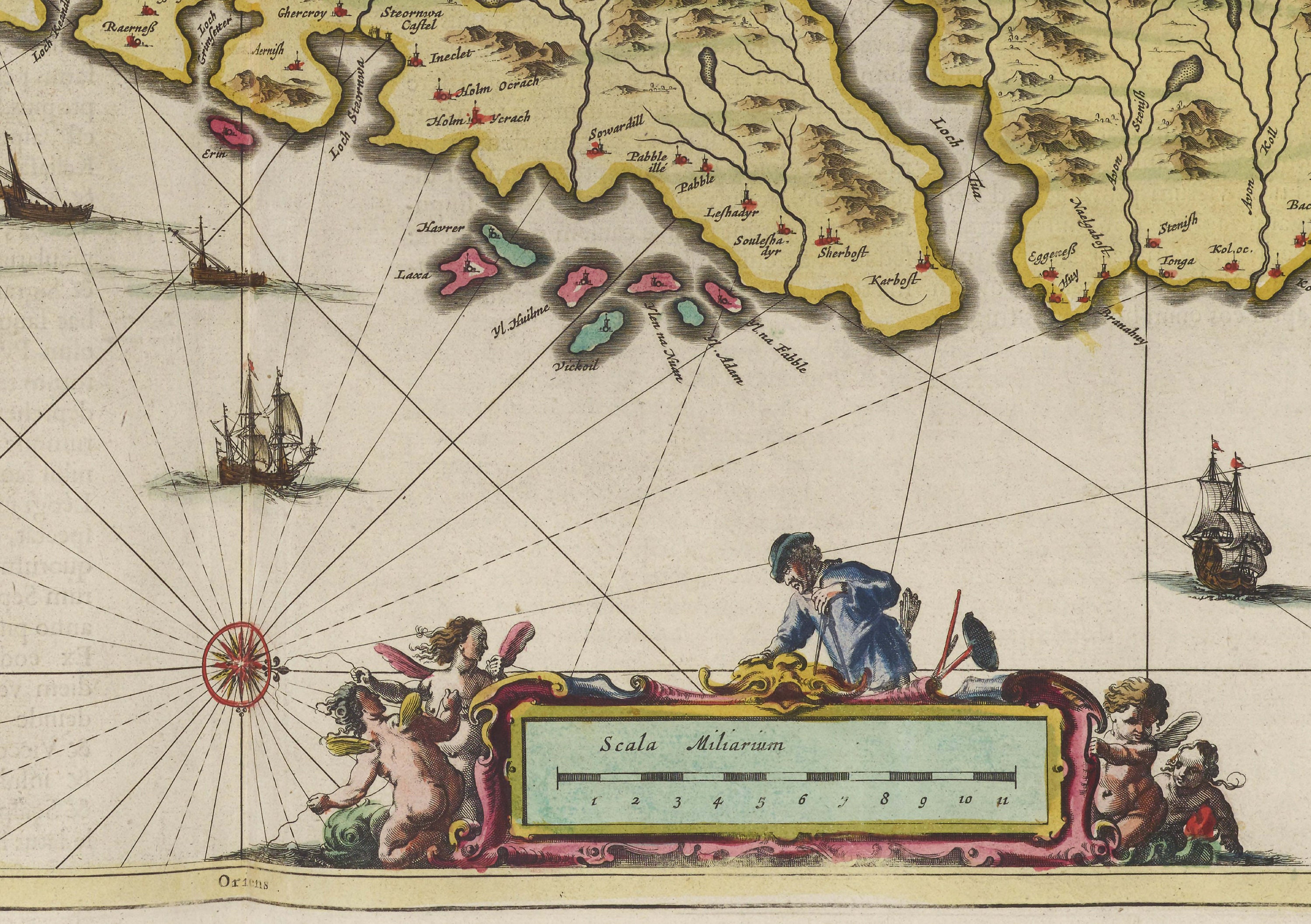 Harris and Lewis Map Old Antique Map of Isle of Harris and - Etsy UK