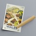 Wales Travel Poster | Vintage Welsh Print | Wall Art - Etsy UK