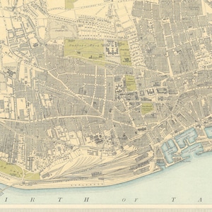 Old Dundee Map | Plan of Dundee, Scotland | 1912 | Scottish Maps |fife ...