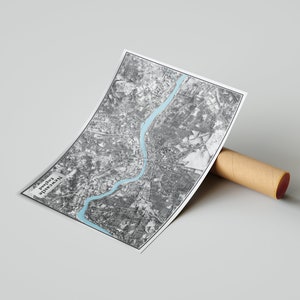 Newcastle, England - Shaded Relief Map - Detailed Topography ...