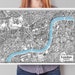 London City Relief Map Print - Detailed Topographic Map - Lidar Map - Etsy