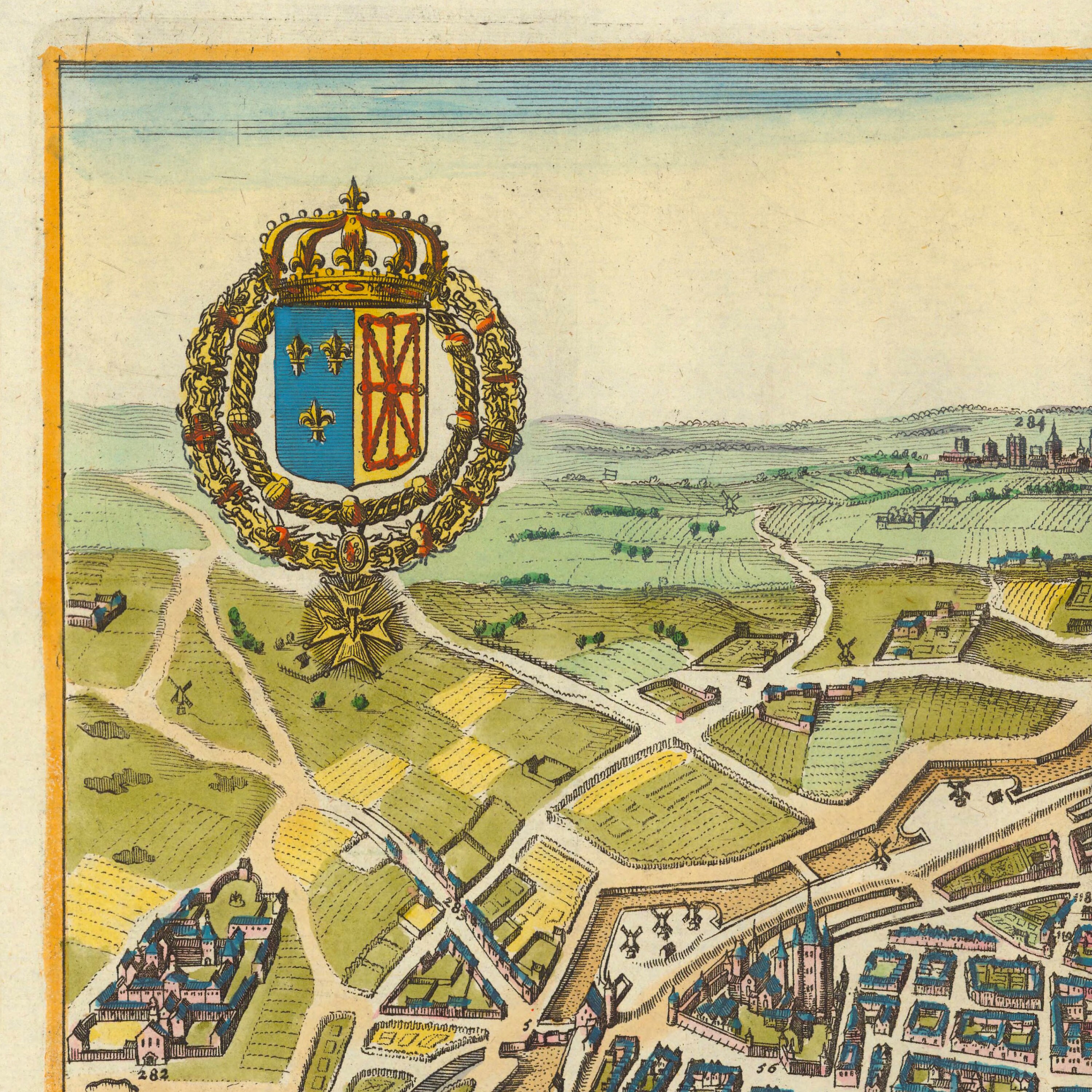 Old Map of Paris 1655 Map of Paris France by Caspar Merian - Etsy UK