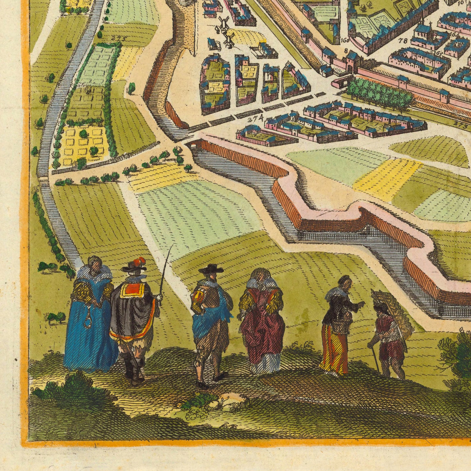 Old Map of Paris 1655 Map of Paris France by Caspar Merian - Etsy UK