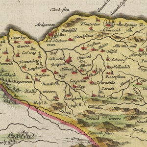 Old Renfrew Map | Praefectura Renfroana’ | Old Antique Map | 1665 ...