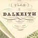 Dalkeith Map Plan of Dalkieth Vintage Scotland Map - Etsy