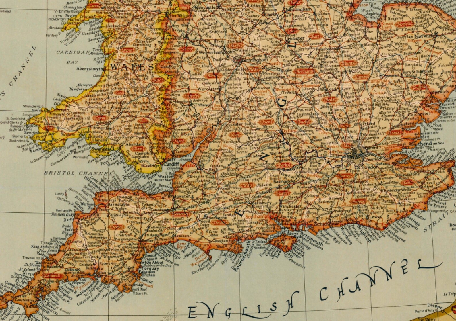 Story Map of United Kingdom Great Britain Vintage Map | Vintage Poster ...