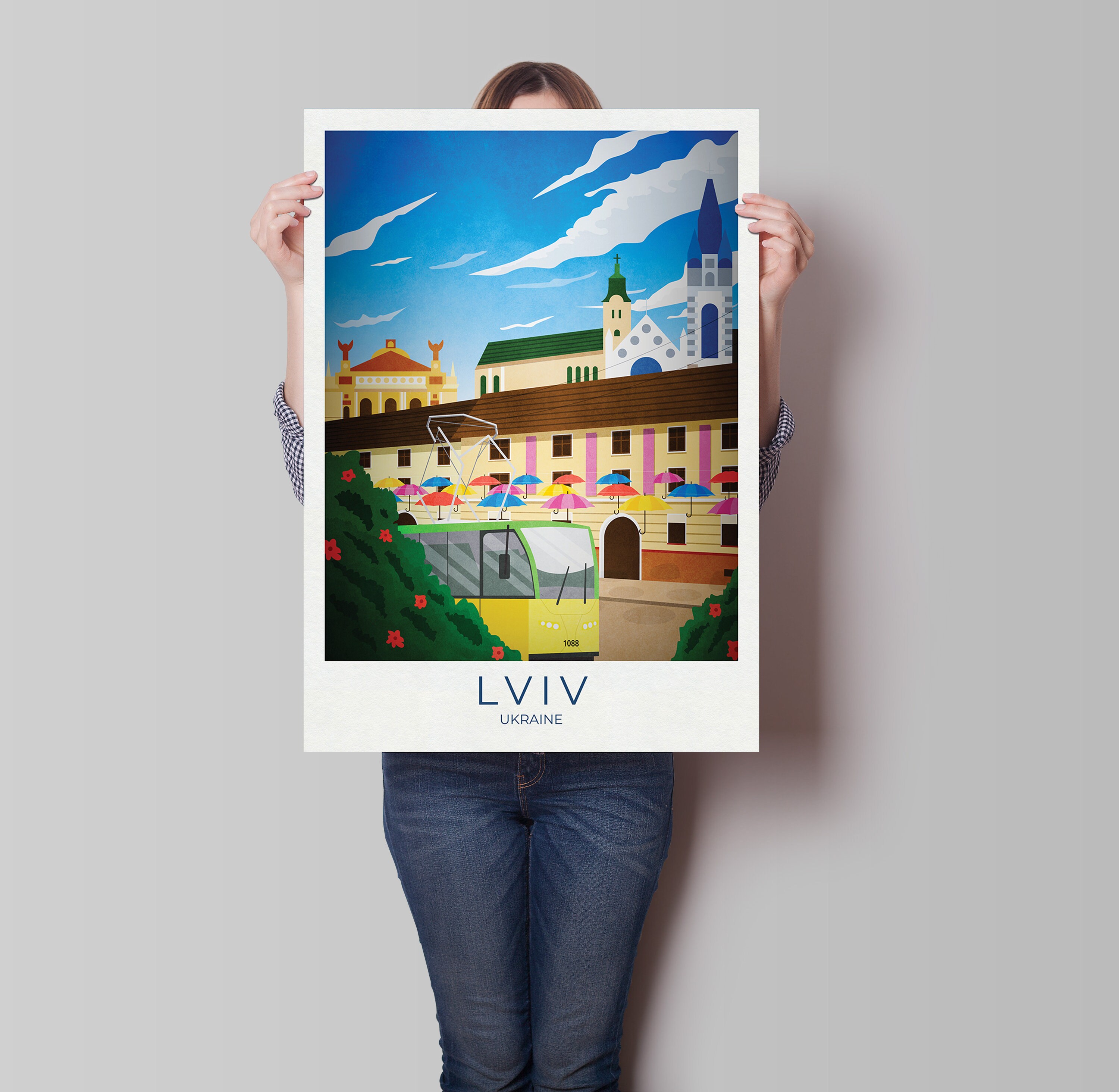 Lviv, Ukraine Travel Poster - Ukranian Wall Art - Etsy