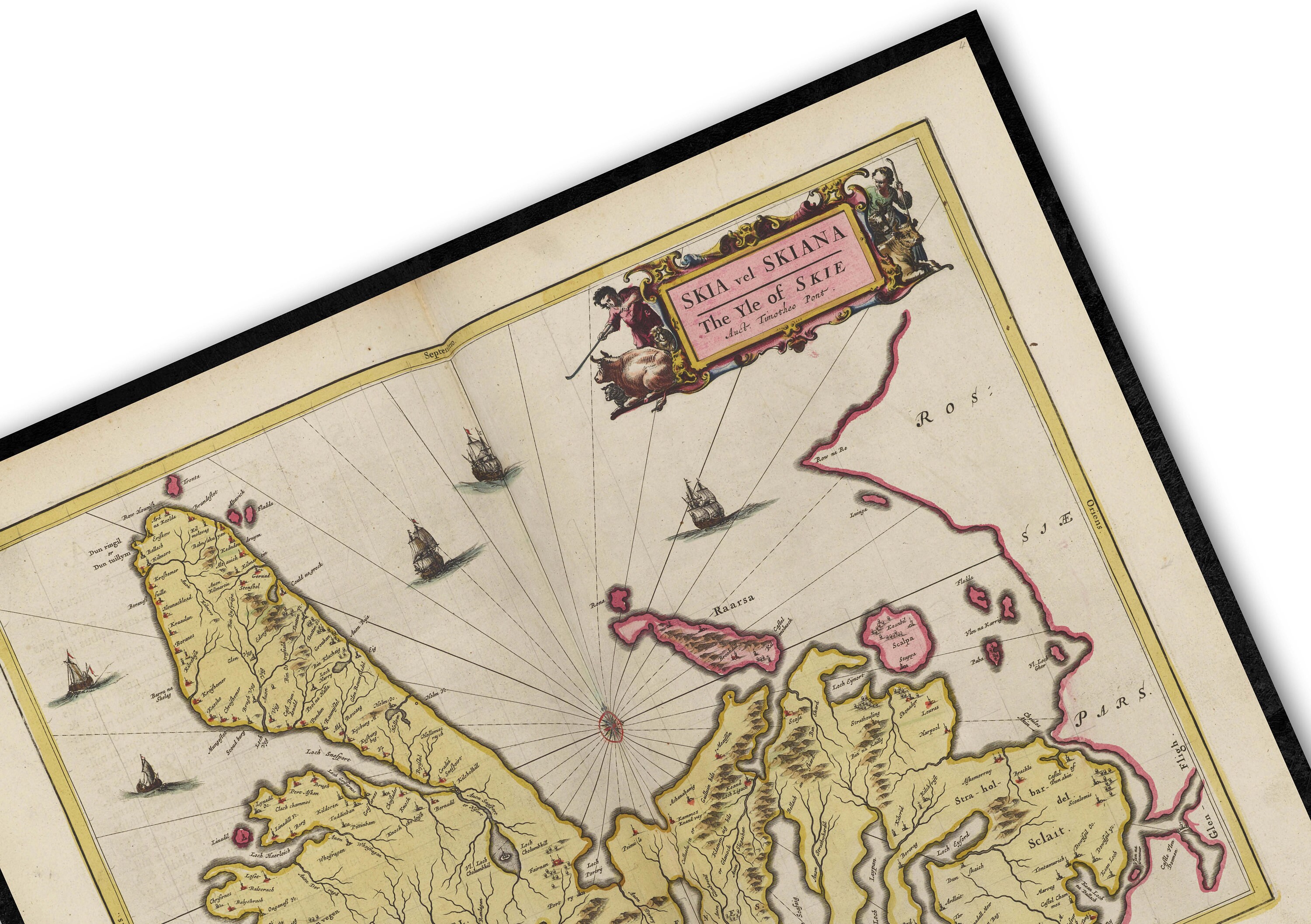 Skye Map Old Antique Map of Isle of Skye 1665 Old Map - Etsy UK