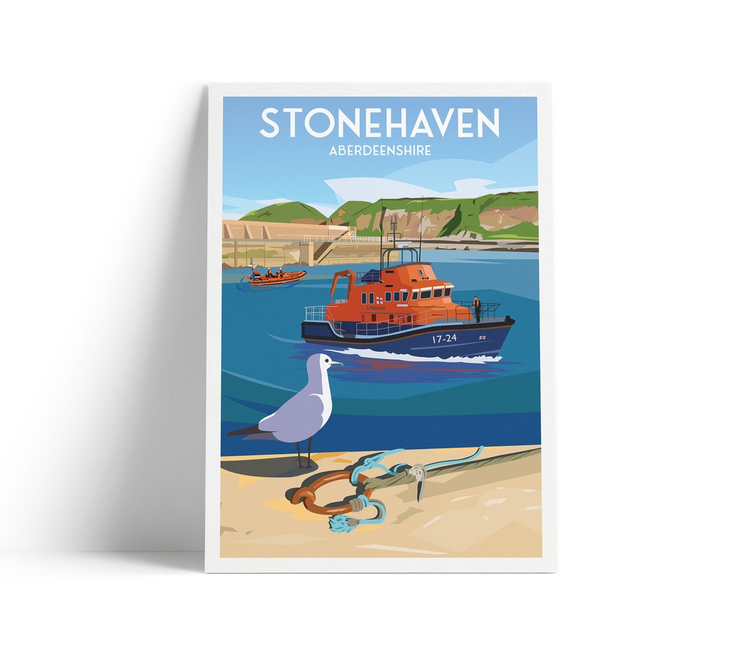 Stonehaven Print - Stonehaven Harbour - Aberdeenshire - Scotland ...
