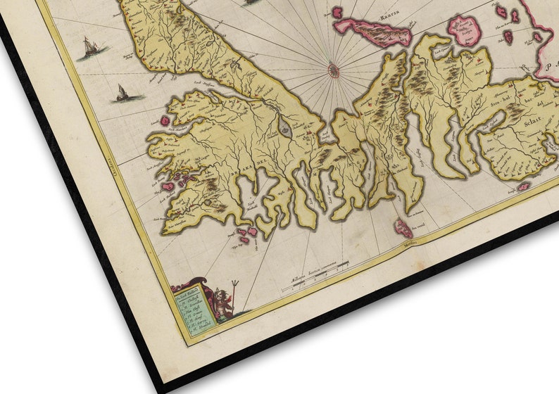 Skye Map Old Antique Map of Isle of Skye 1665 Old Map - Etsy UK