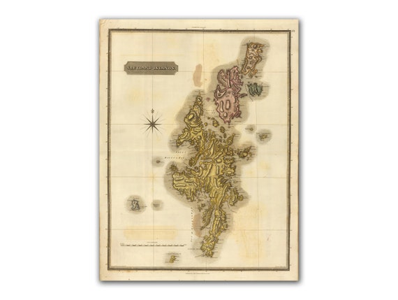 Fair Isle Scotland Map