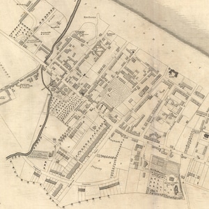 Old Map of Portobello | Old Town Survey of Edinburgh | John Wood | 1824 ...