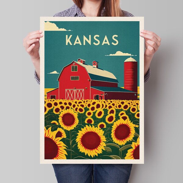 Kansas Landscape - Etsy