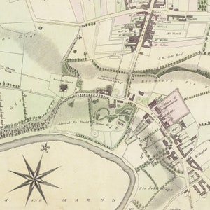 Musselburgh Map | Hay's New Plan of Musselburgh and Its Environs | 1824 ...