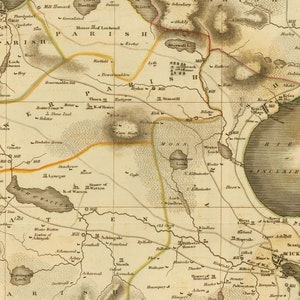 Caithness Map | Old Antique Map | 1832 | Old Map Wall Print| Poster ...