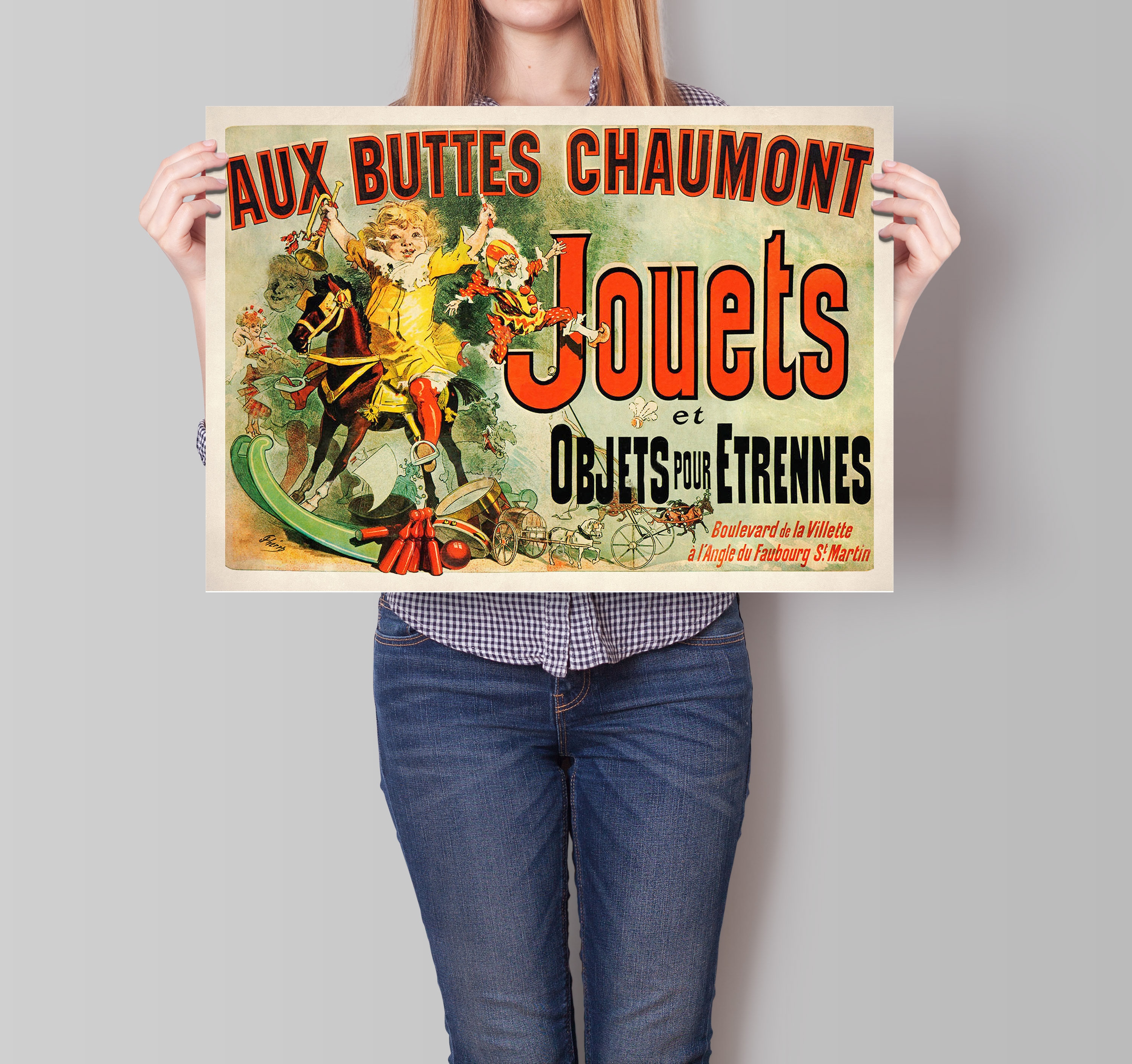 Vintage Toy Store Ad Aux Buttes Chaumont Jouets by Juan - Etsy