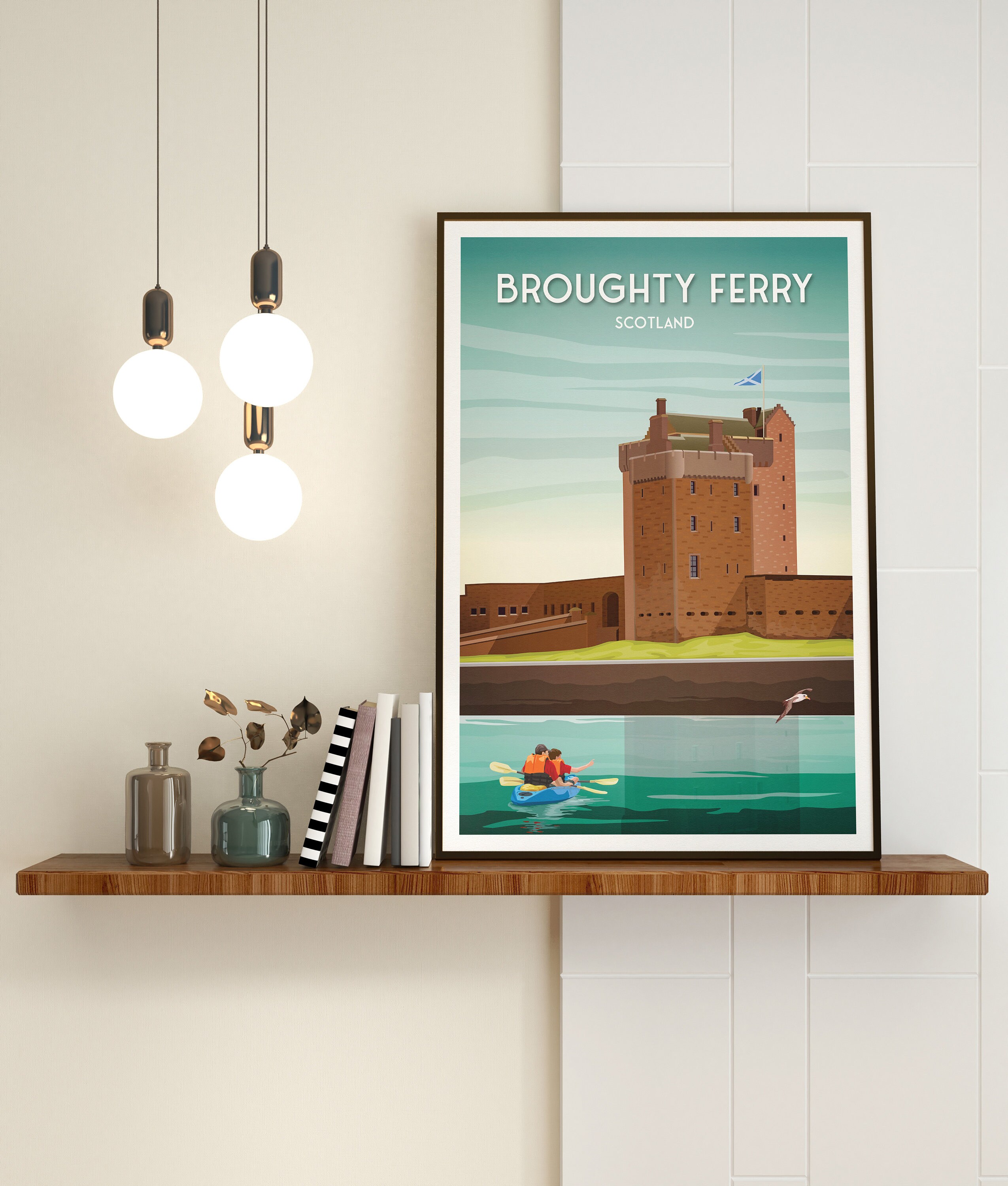 Broughty Ferry Print Broughty Castle Museum Dundee Travel - Etsy