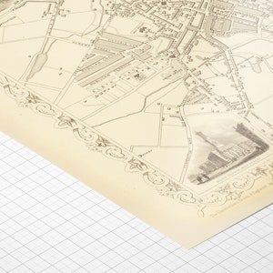 Aberdeen Map | Old Map of the City of Aberdeen, Scotland | 1851 ...