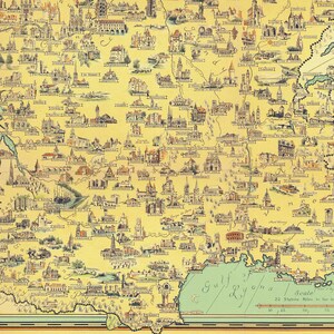 Old Map of France, 1935 Print of France by Ernest Dudley Chase, Home ...