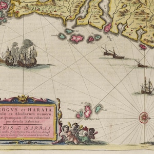 Harris and Lewis Map | Old Antique Map of Isle of Harris and Lewis ...