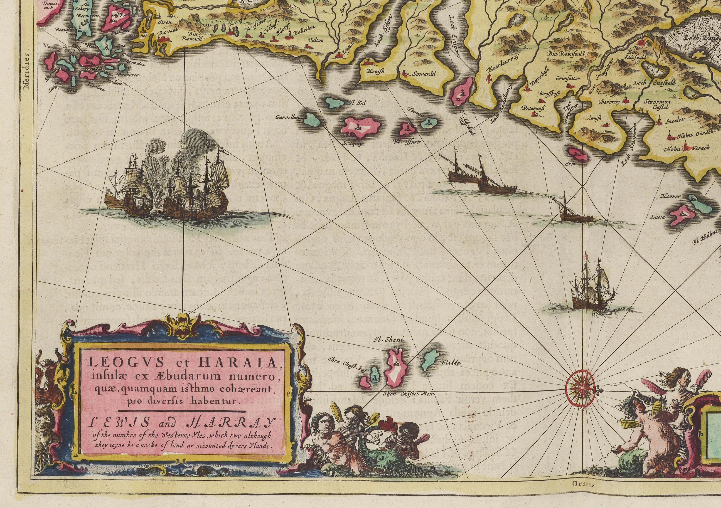 Harris and Lewis Map Old Antique Map of Isle of Harris and - Etsy UK