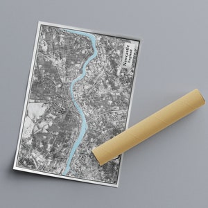 Newcastle, England - Shaded Relief Map - Detailed Topography ...