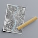 Newcastle, England - Shaded Relief Map - Detailed Topography ...