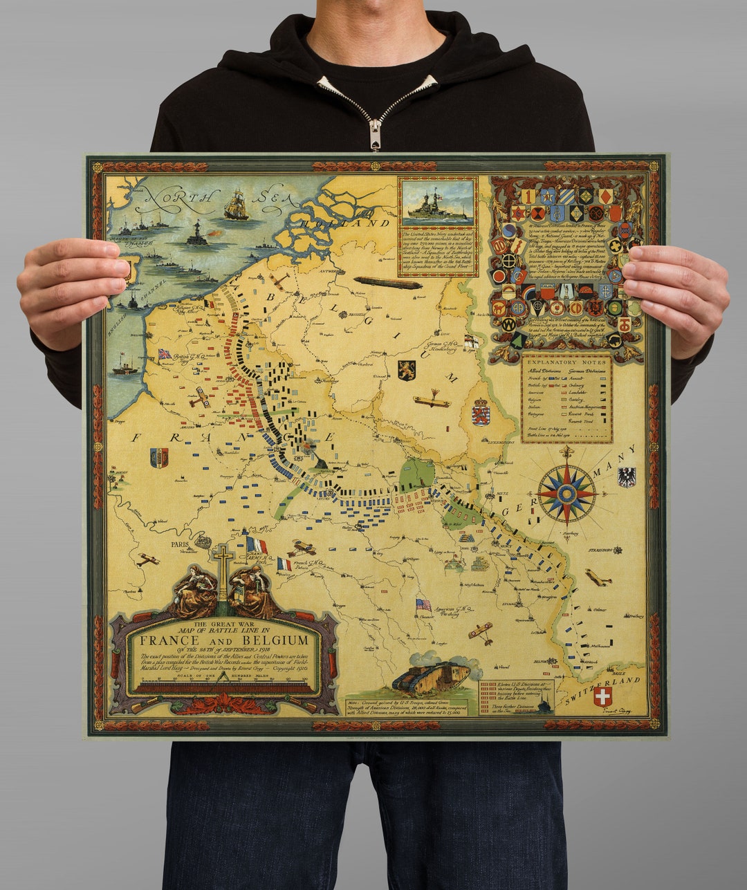 Trench Warfare Ww1 Map