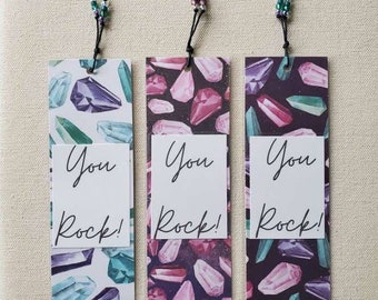 You Rock Bookmark - Etsy