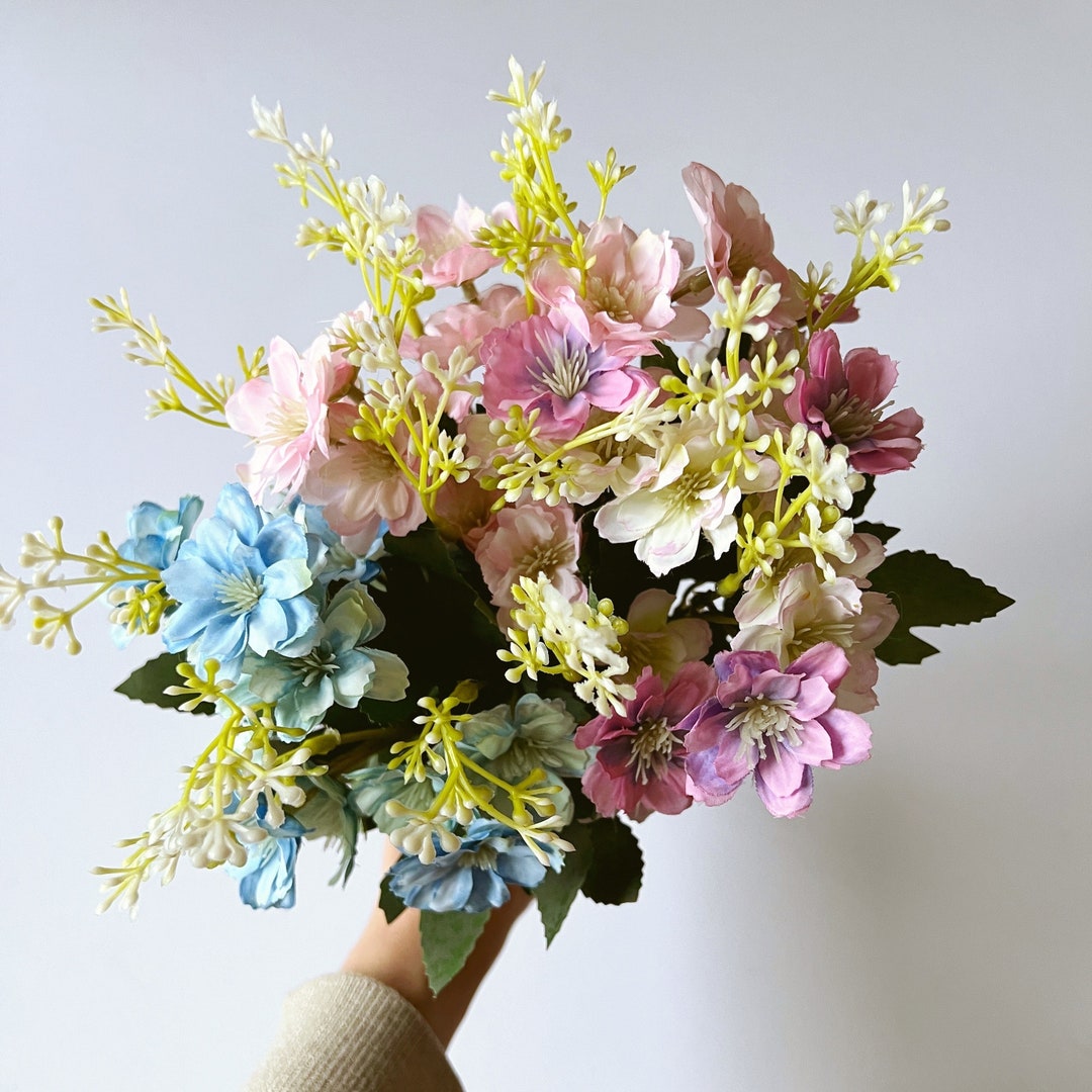 Tiny Flowers Wild and Whimsy Flower Bouquet Country Tiny Artificial ...
