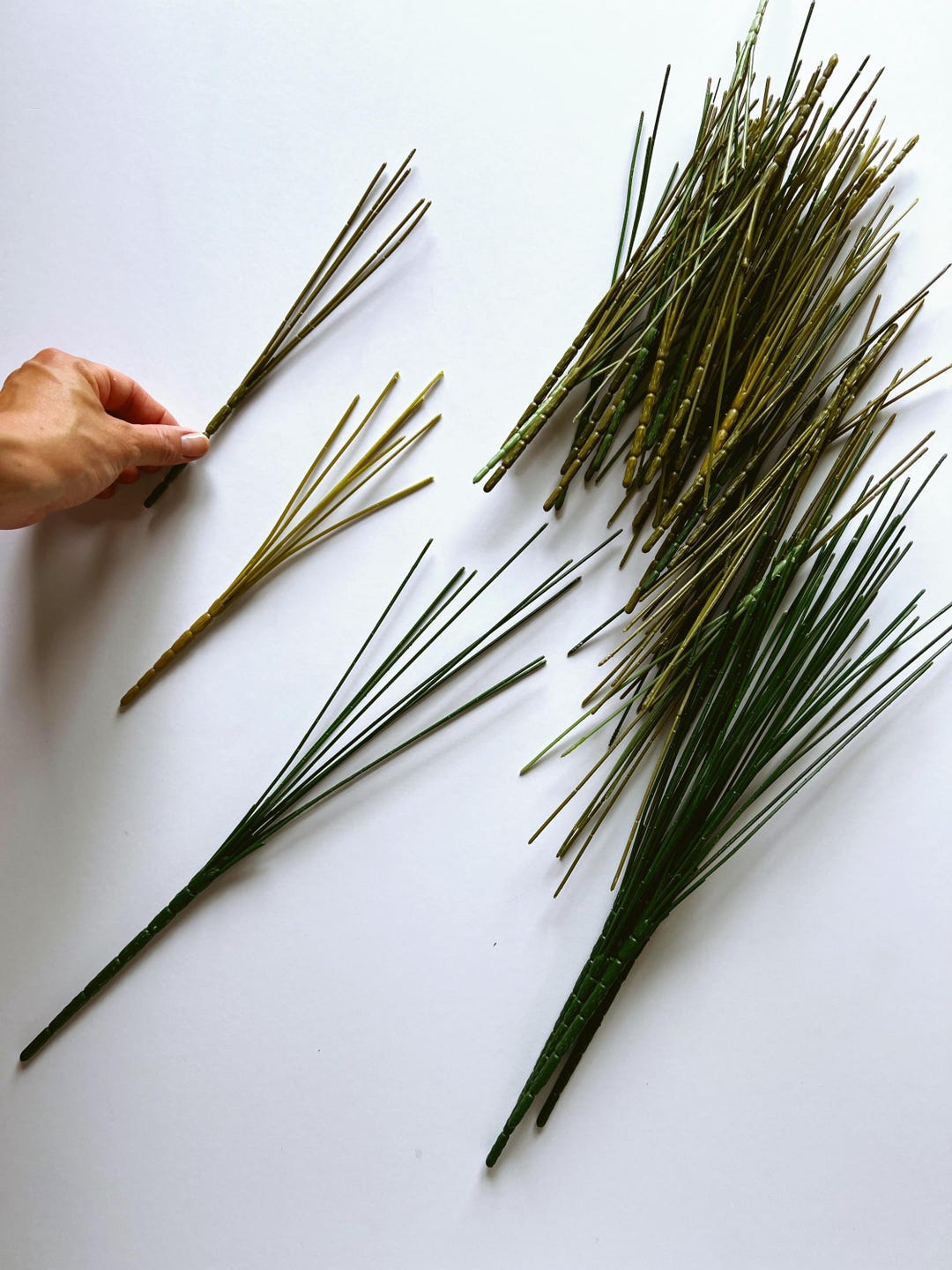 DIY Artificial Flower Bouquet Wire Stems - Craft Arrangement Base - Etsy