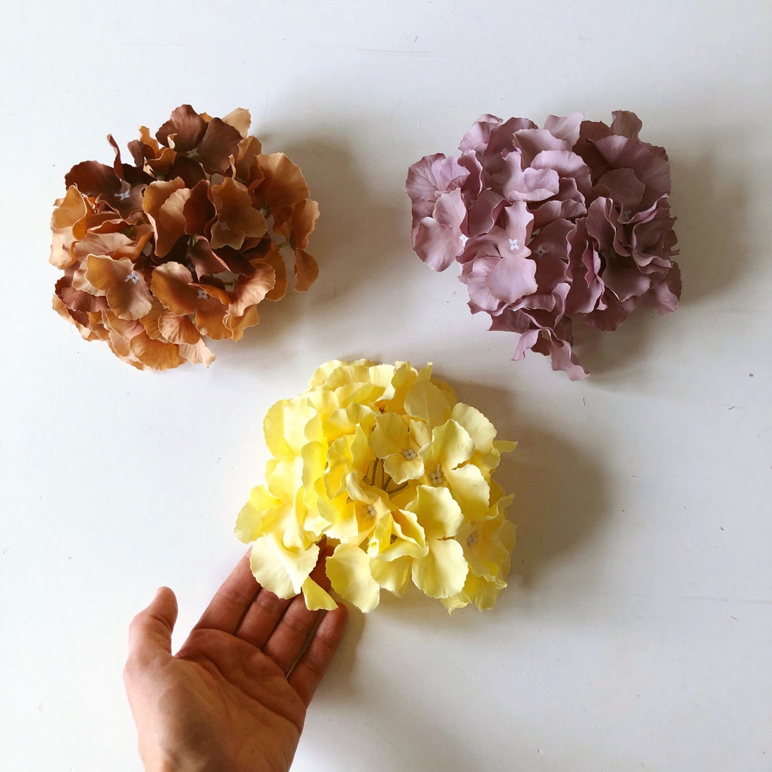 Silk Hydrangea, Fall Flowers, Artificial Flowers, Small Flowers ...