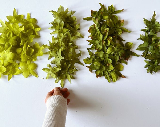 70 Pieces Bulk of Rose and Peony Sepals, Artificial Greenery, Fillers ...