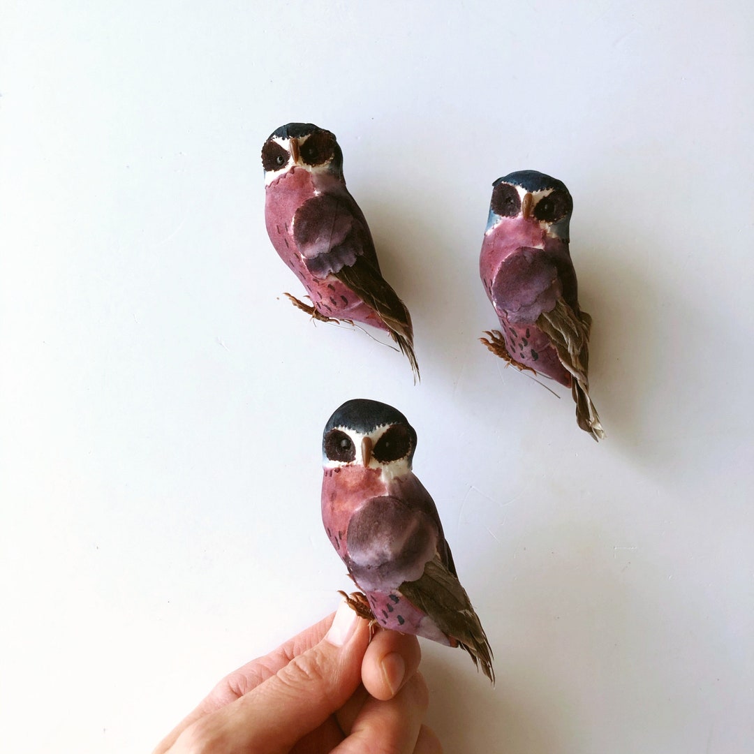 Artificial Owls, Shabby Chic Decors Owls, Fall Wreath Decor, Flower ...