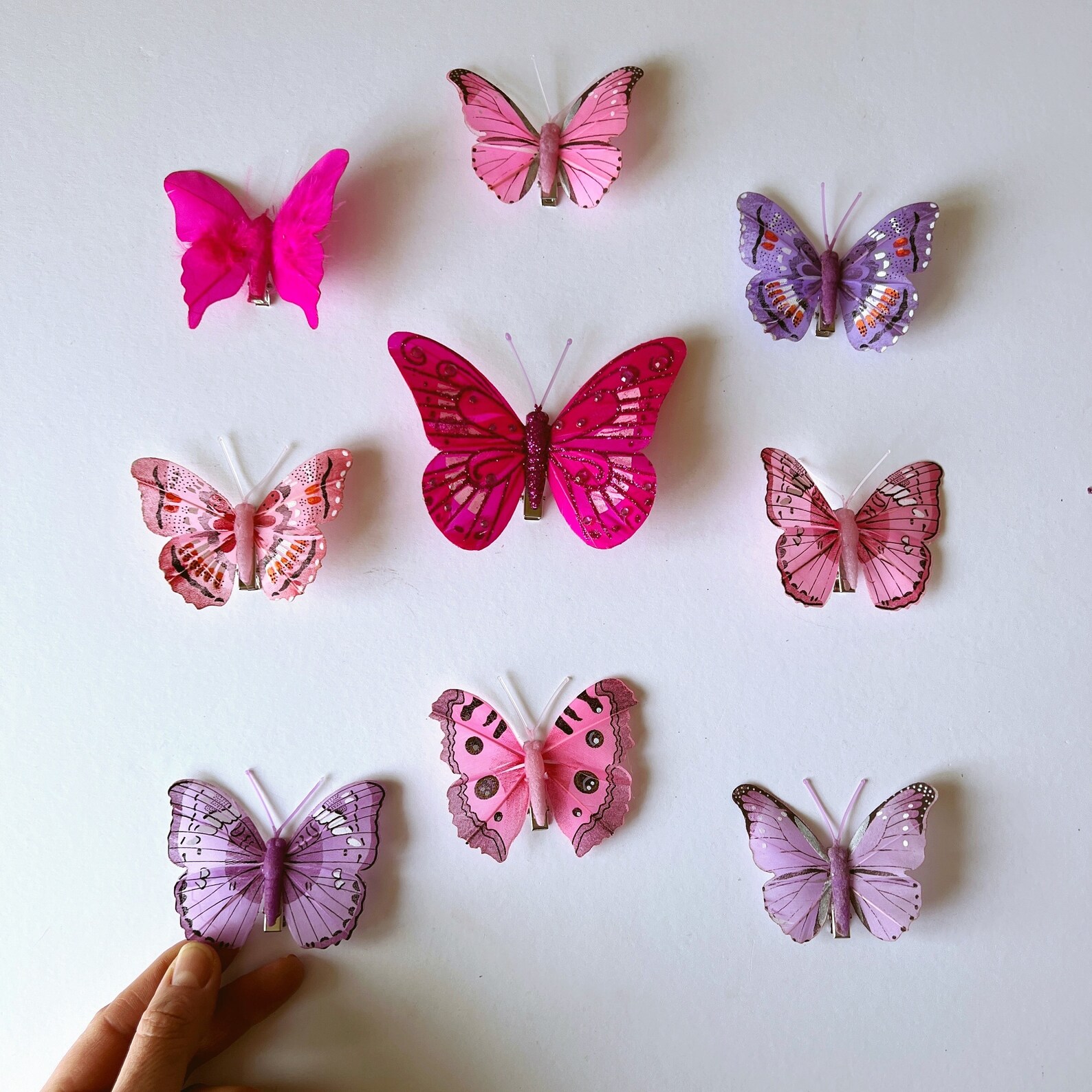 Feather Butterfly: Summer Wreath Decor, Hair Accessories - Etsy