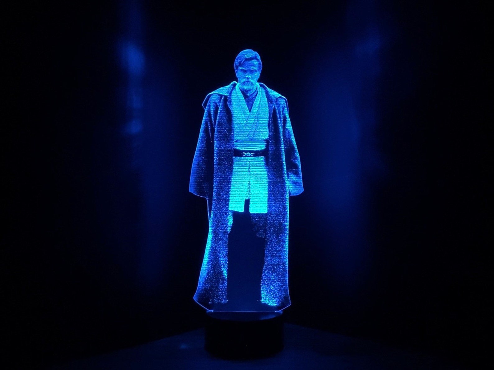 Star Wars Jedi Master Obi-wan Kenobi Warning Hologram Order 66 | Etsy