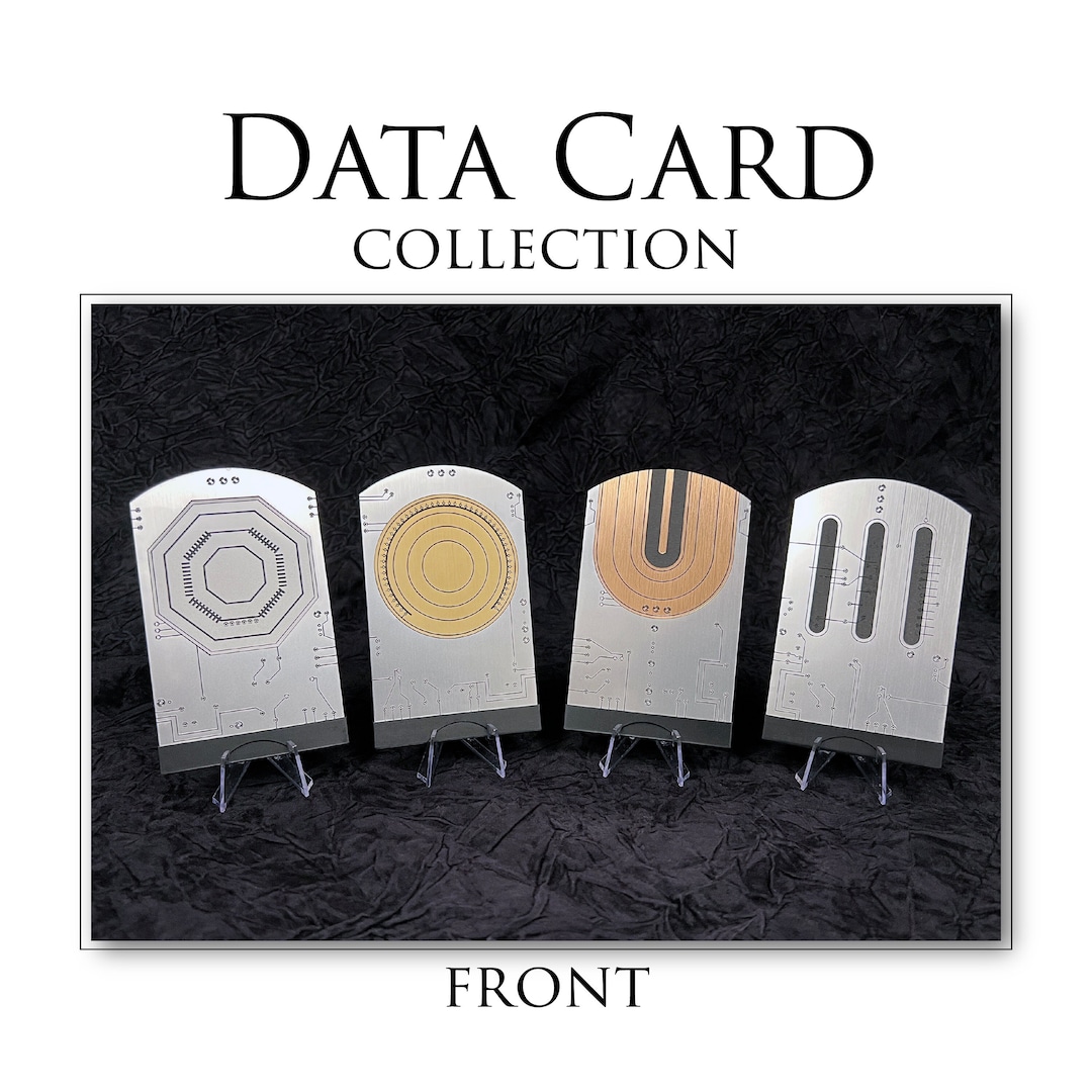 Star Wars Data Card Prop Replica Set: Rogue One, Mandalorian, Ahsoka - Etsy