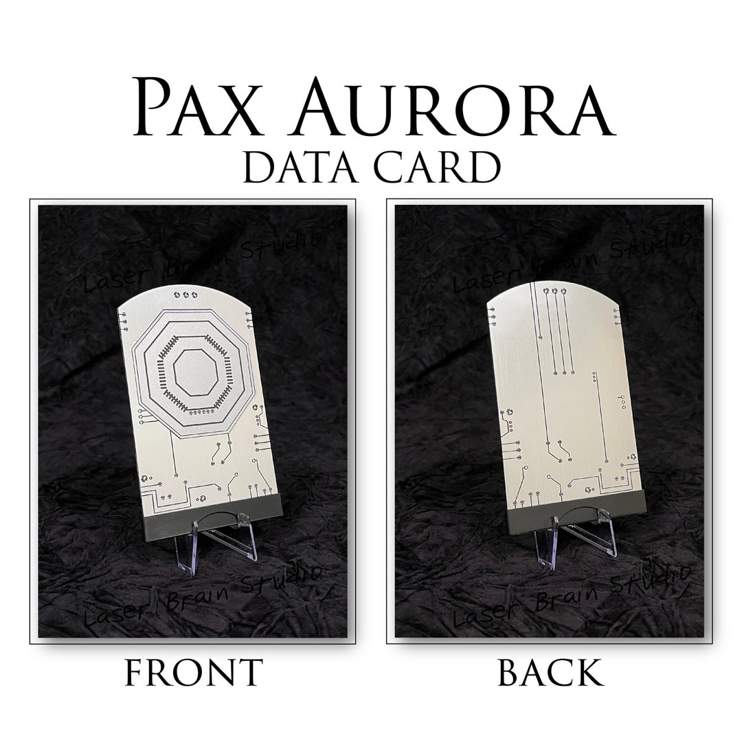 PAX AURORA Data Card Star Wars Prop Replica, as Seen in the Mandalorian ...