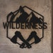 Wilderness Sign Wall Decor - Hanging Wall Art - Wilderness Wall Art - Etsy
