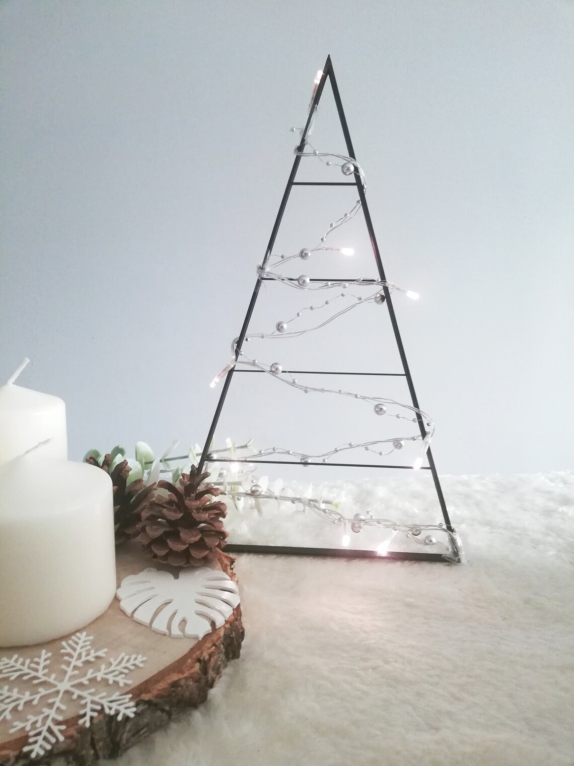 Christmas Tree Triangle Tree Figurine Christmas Tree - Etsy