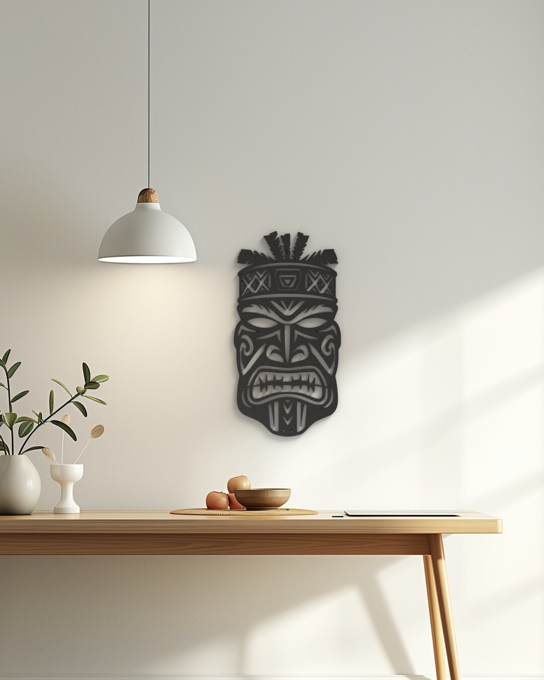 Tropical Tiki Decor, Hanging Wall Art, Tiki Bar, Beach Decor, Tropical ...