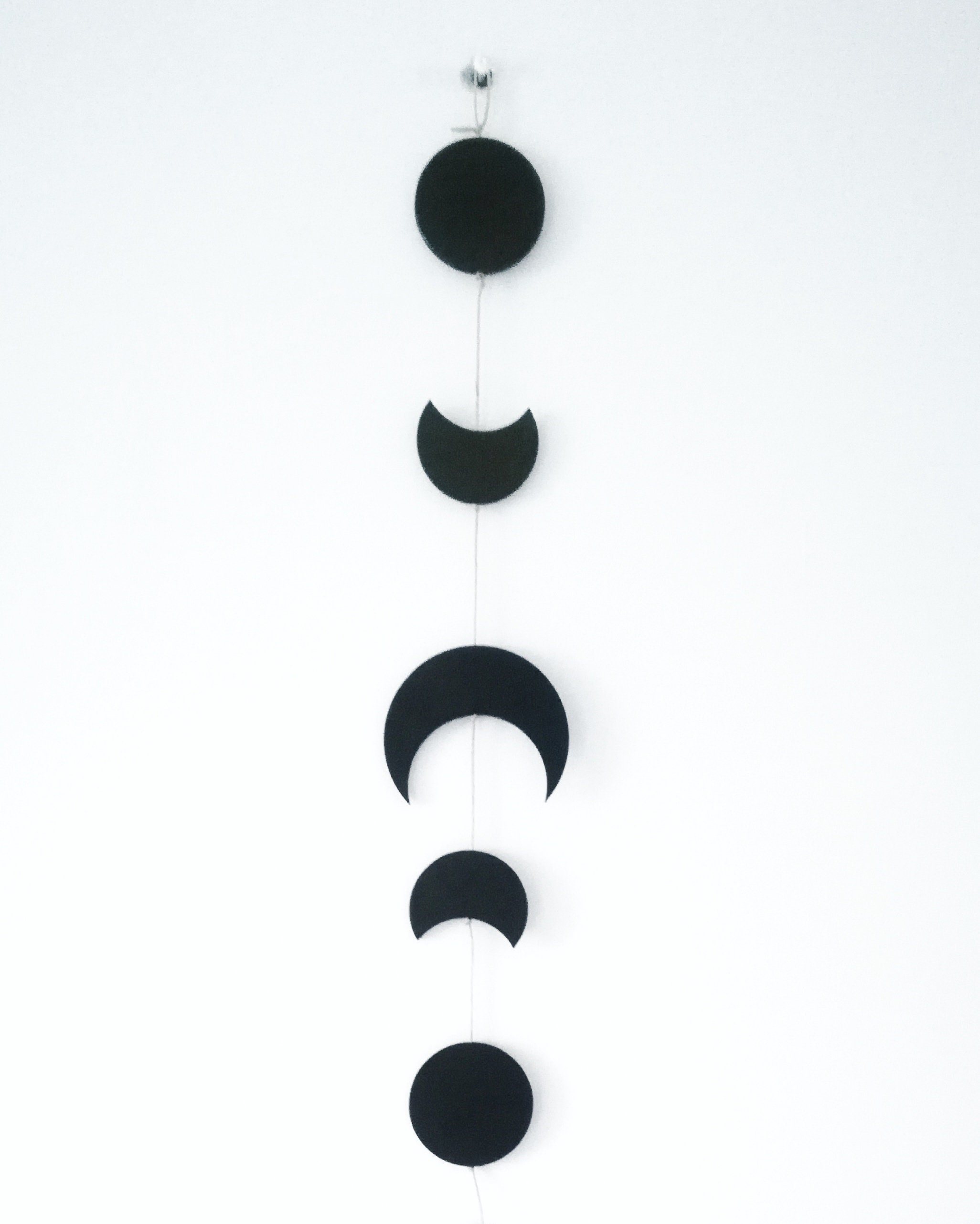 Moon Phase Wall Hanging Art Moon Phases Wall Art Lunar | Etsy