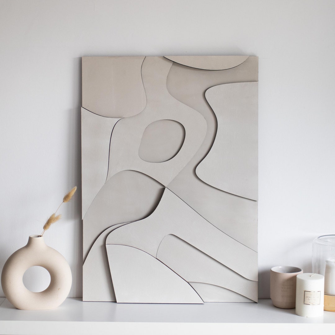 3D Relief Wall Art, Abstract Wall Painting, Textural Painting ...